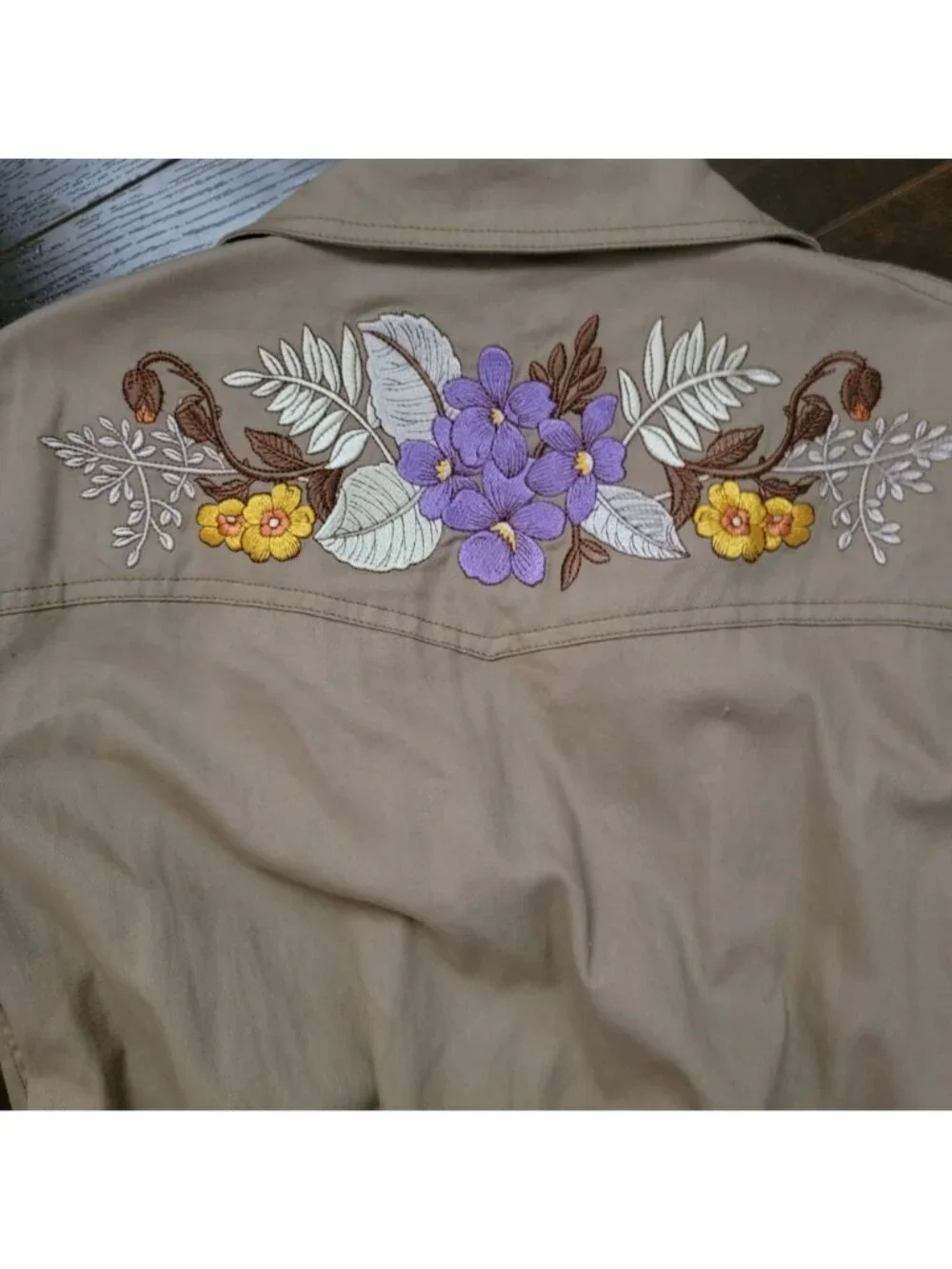 Spell | Pants & Jumpsuits | Spell Foxglove Embroidered Boilersuit ...